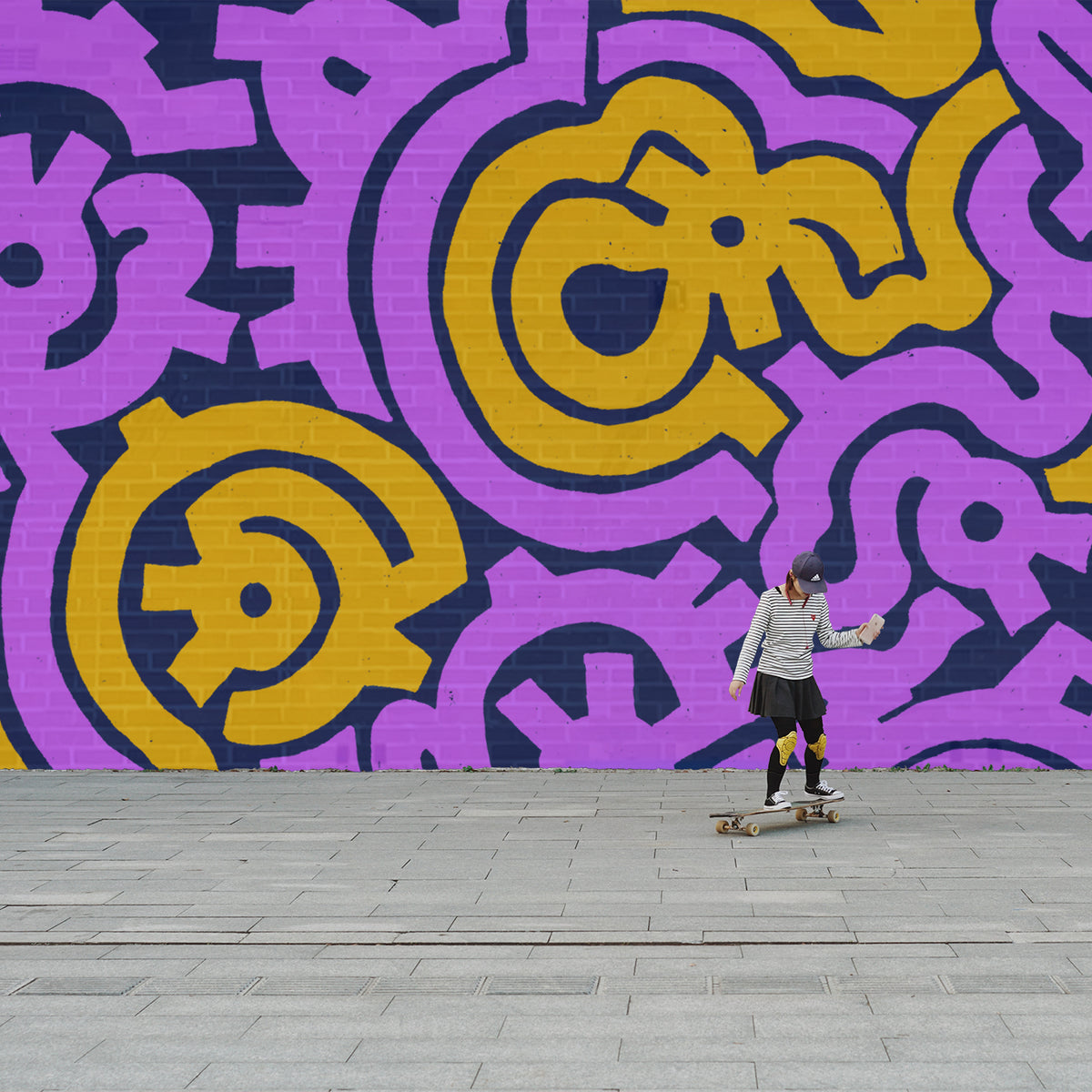 Skateboard Wall Mural - by SAX – SAXTEES